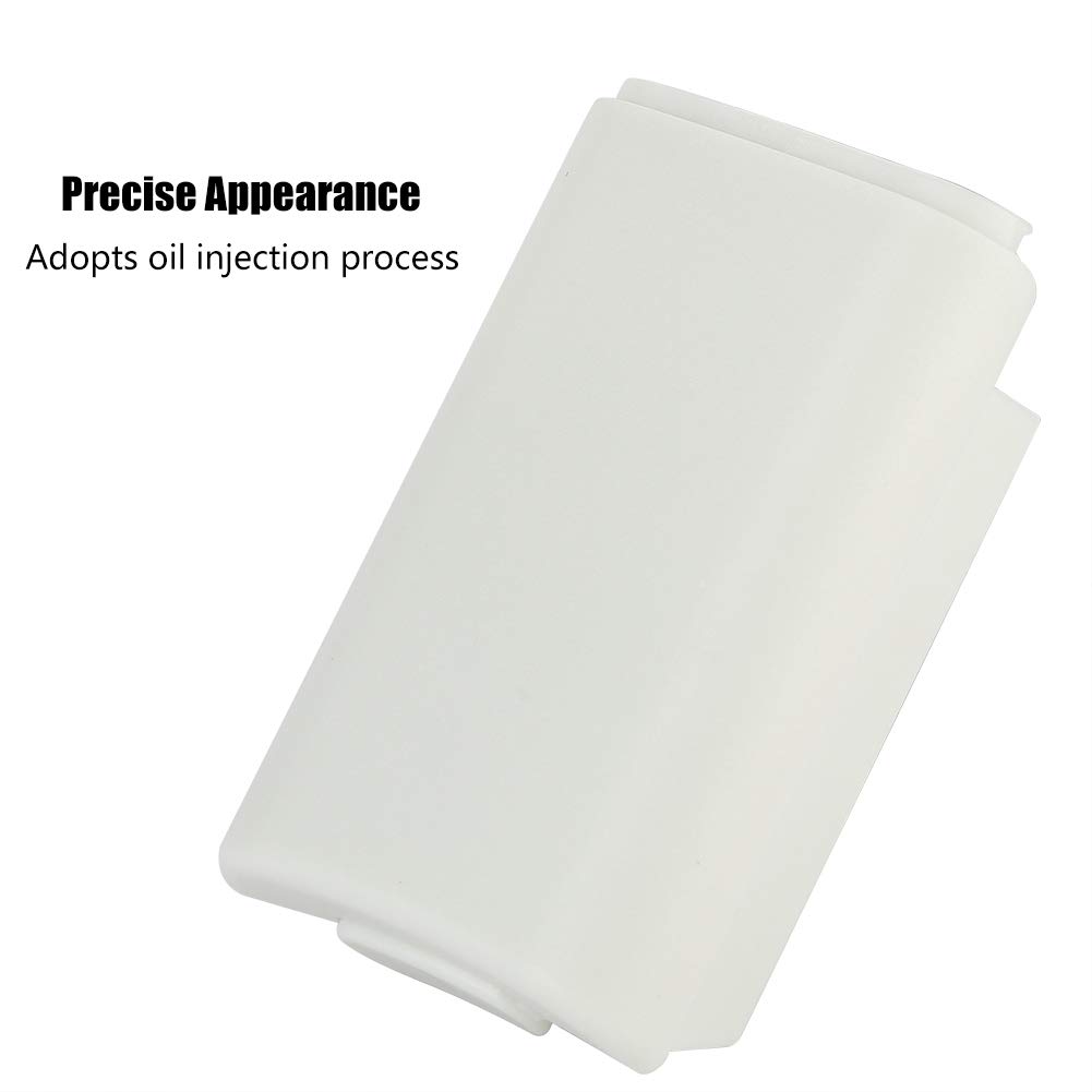 Shell Case Cover Kit, Battery Cover Easy to Install Anti-abrasion 5 PCS for Game Console Controller(white)