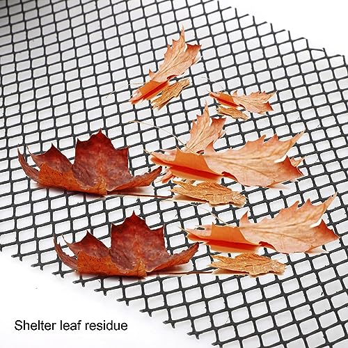Leaf Guard Mesh Gutter, Downspout Protectors 6M Debris with Fixed Hooks, Multipurose Roof Leaf Guard Mesh Strainer for Outdoor, Balcony Parts