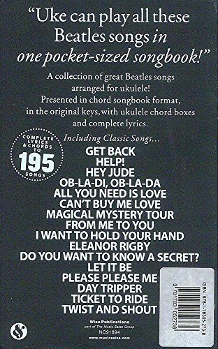 Little Black Book of Beatles Songs for Ukulele