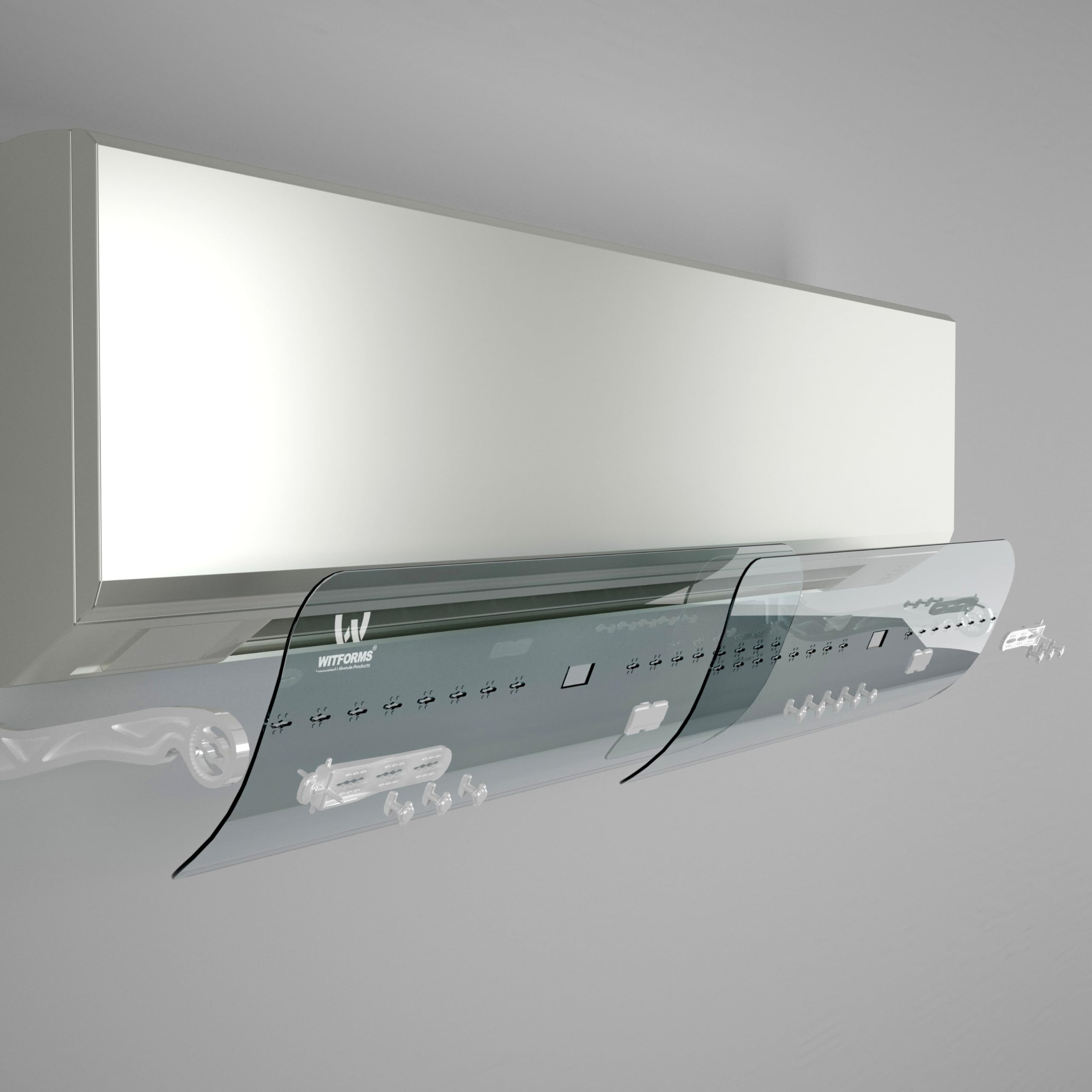 WITFORMS/CLASSIC - Adjustable AC air deflector suitable for Split air conditioners. Enhance cooling and heating circulation