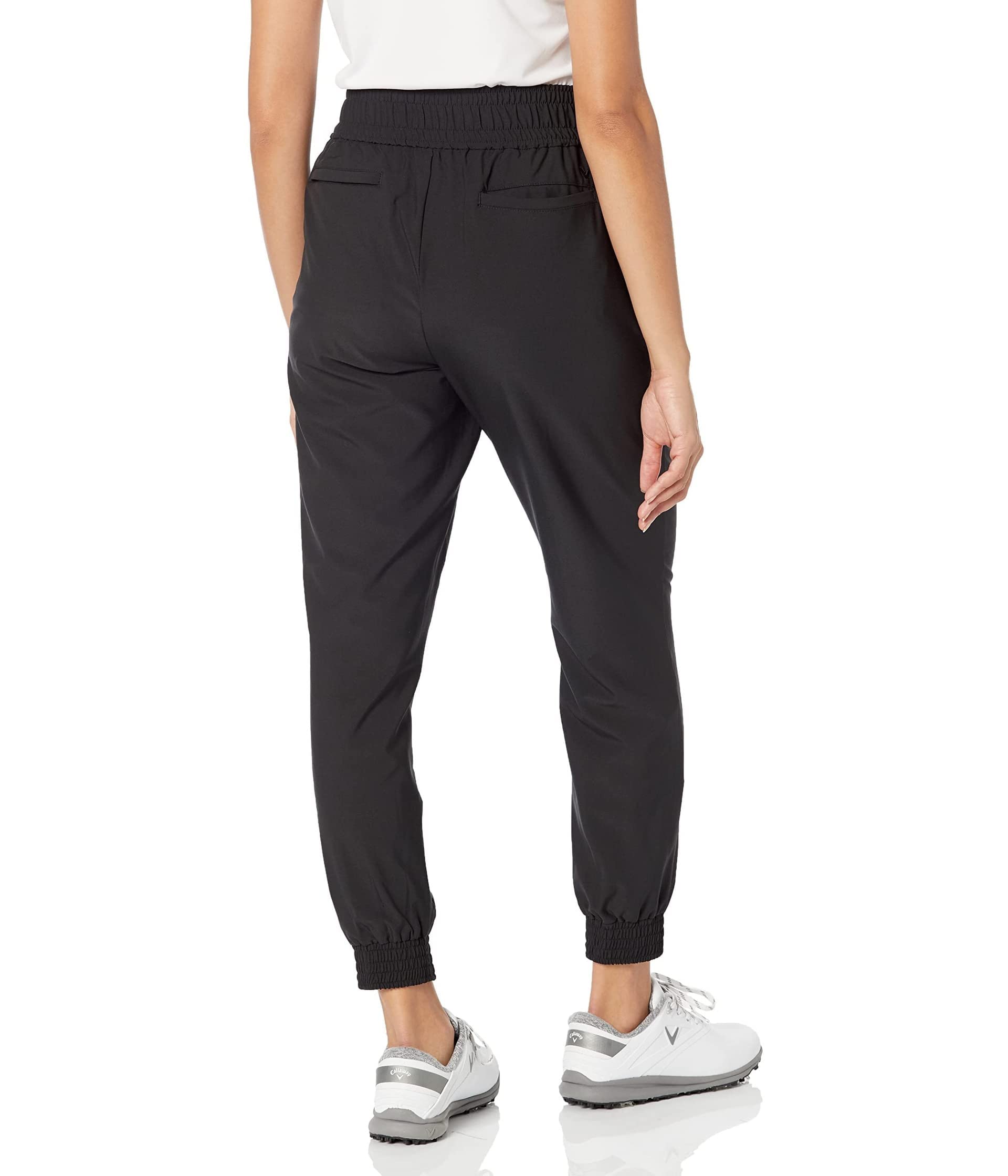 Callaway Women's Lightweight Stretch Golf Jogger, Caviar, Medium