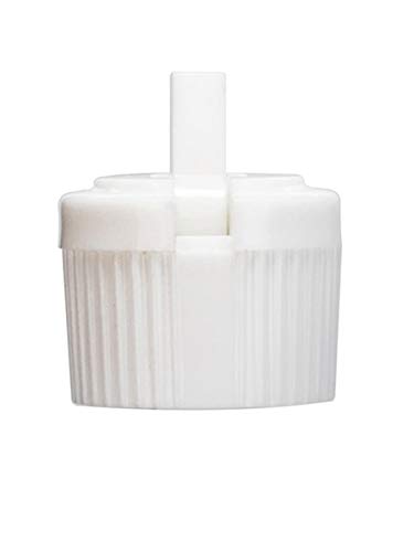 Natural Farms 8 oz Plastic Flip Top Pour Spout Bottles - 12 Pack - for Essential Oils, Perfumes, Lotions