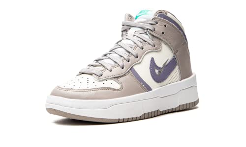 Nike Women's Dunk High Rebel Sneaker, Sail/Iron Purple-college Grey, 9