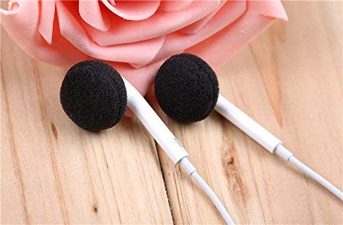 SoftRound 24 Pack Foam Earbud Earpad Ear Bud Pad Replacement Sponge Covers for iPod iPhone Itouch Ipad Headsets T-017-24P