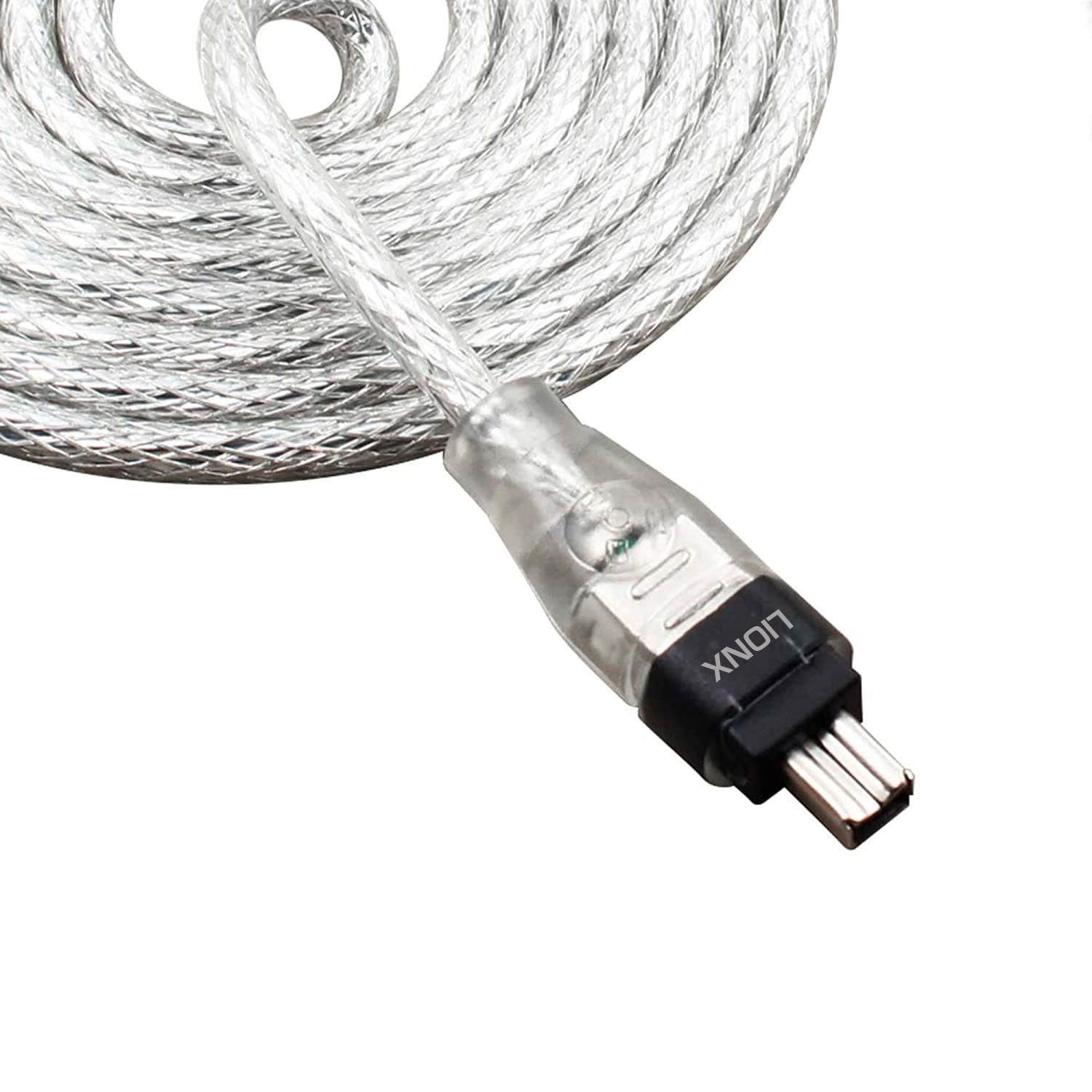 LIONX New Data DV Cable USB to IEEE 1394 4 Pin Firewire Adapter High PC
