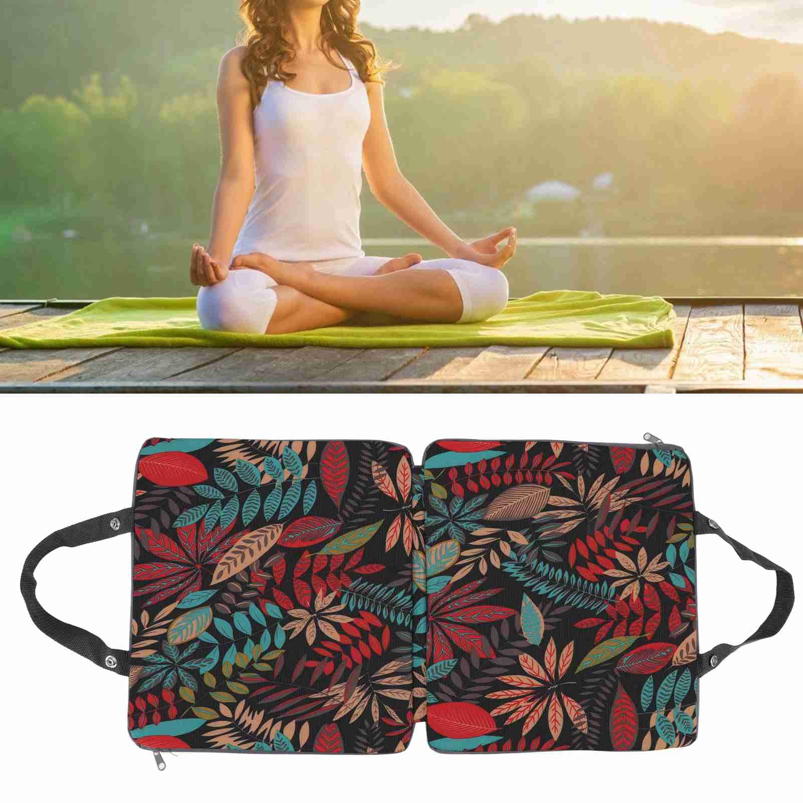 BORDSTRACT Knee Pad Extra Thick, Memory Foam Extra Thick Kneeling Cushion Pad, Removable Washable, Garden Kneeler for Gardening, for Maintenance Work, Prayer, Fitness, Yoga