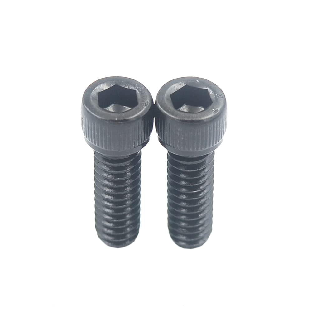 DGOL 40 pcs 1/4-20 x 3/4 inch Black Socket Head Screws Bolt, Grade 12.9 Super Hard Carbon Steel Material, Fully Thread, Allen Socket Drive