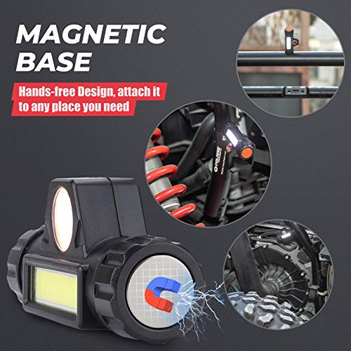 Kemimoto UTV Dome Light Universal Roll Bar Cage Mount Interior Lights Compatible with UTV Polaris RZR Can Am Talon Yamaha Kawasaki Golf Cart Boat Off-Road-Work for 1.25β-2.0" Roll Bar or Ironwork
