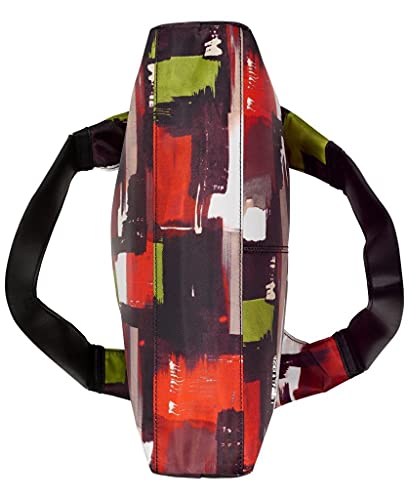 Calvin Klein Kylee Novelty Hobo Shoulder Bag, Crimson Multi