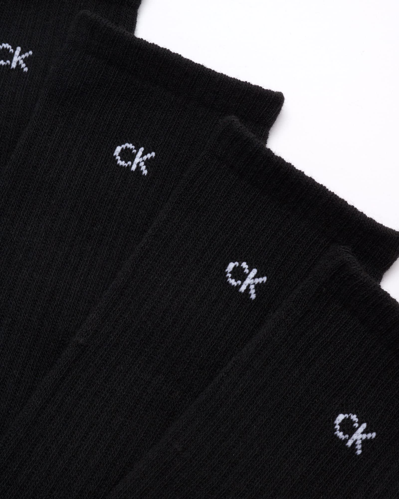 Calvin Klein Men's Athletic Socks - Cushion Crew Socks (5 Pack), Size 7-12, Black