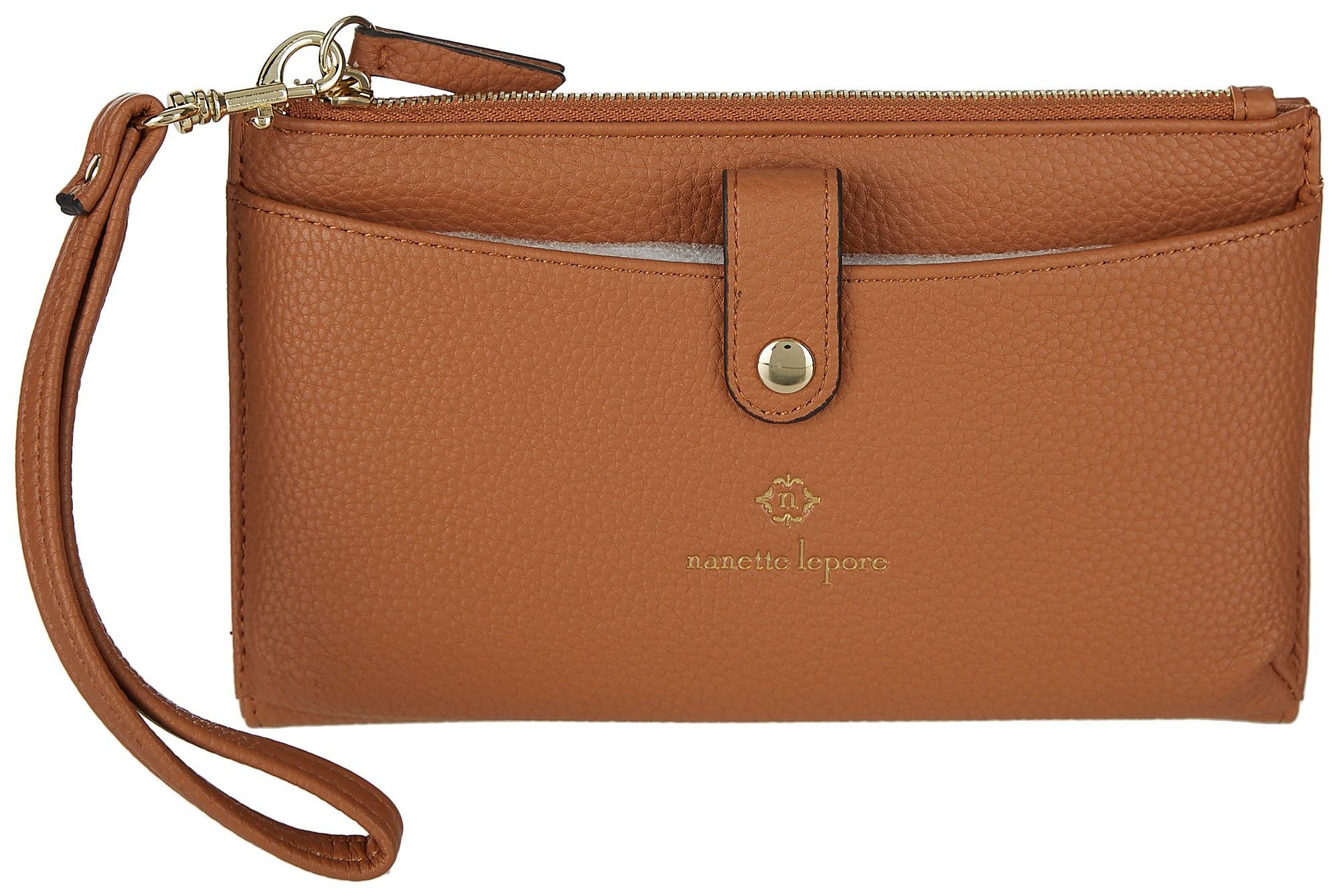 Nanette Lepore Ryae Slim Wallet Tan One Size