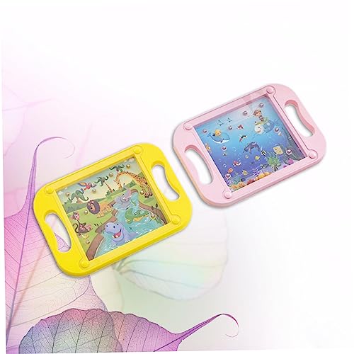 SAFIGLE 2pcs Kids Puzzles Kidcraft Playset Magnetic Chess Board Concentration Beads Balance Training Beads Maze Puzzles Toy Checkerboard Game Set Palm Pupils Magnetic Puzzle Maze Ball Toy