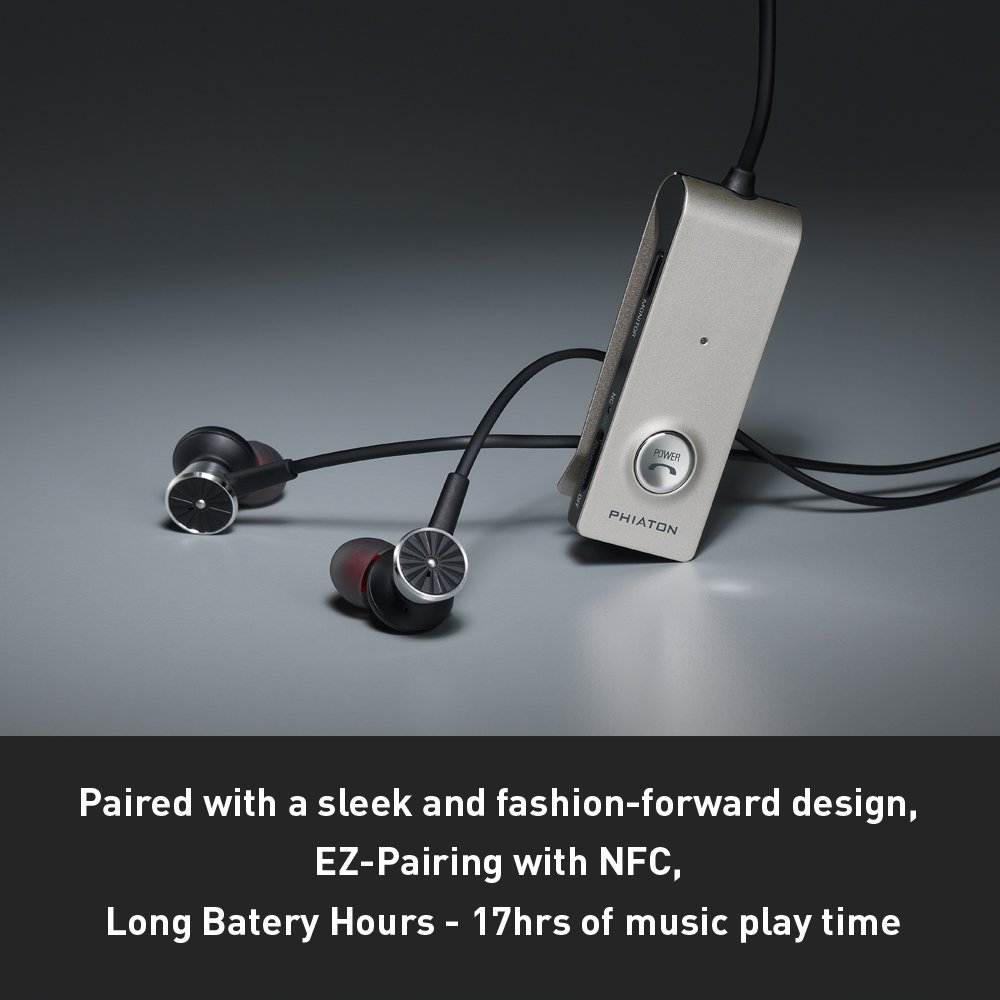 Phiaton BT 220 NC Wireless Bluetooth Headphones β Active Noise Cancelling Bluetooth Headphones with Long Battery Life and Wireless Headphone Mic
