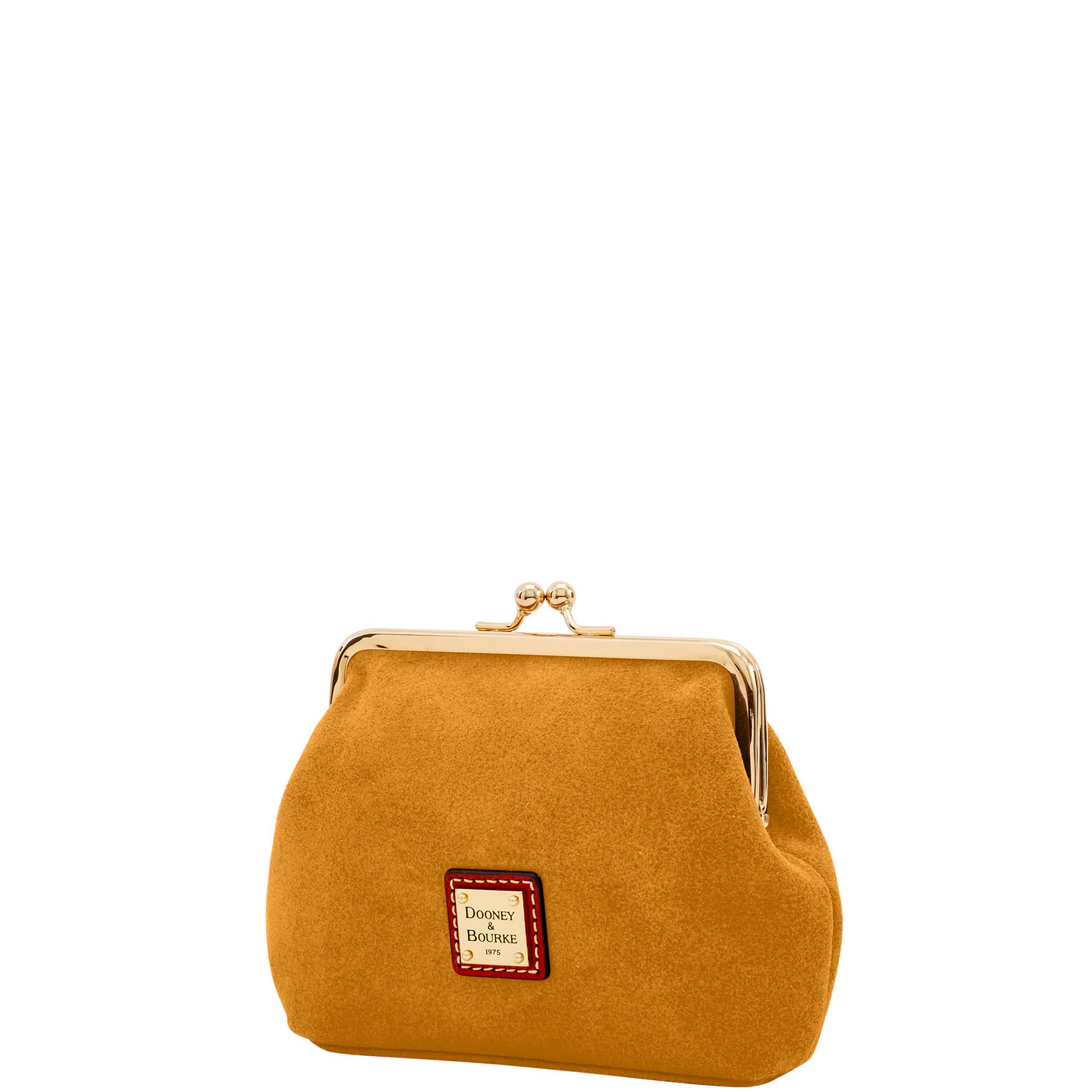 Dooney & Bourke Wallet, Suede Large Framed Purse Wallet - Chamois