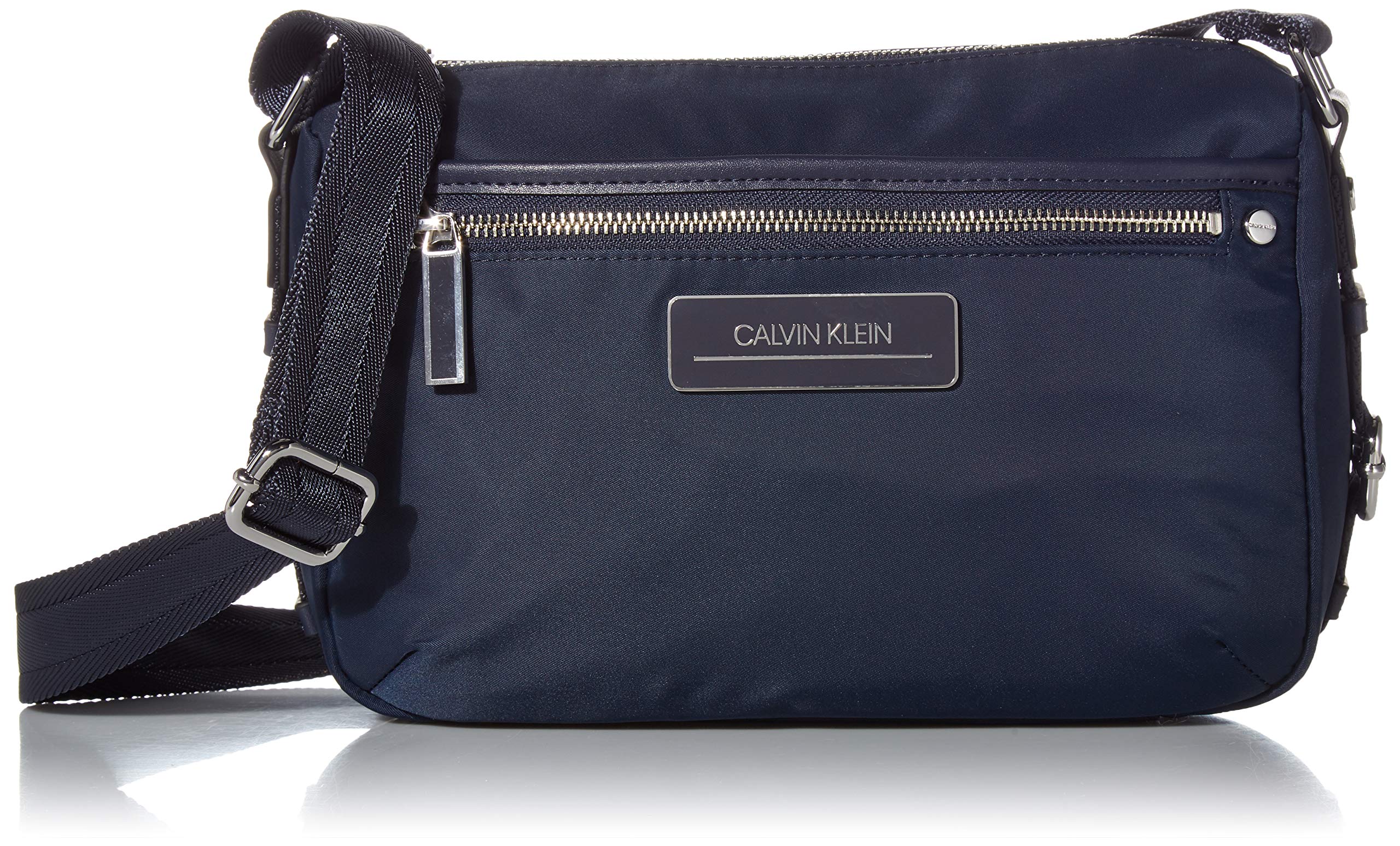 Calvin Klein Sussex Nylon Top Zip Crossbody, Navy