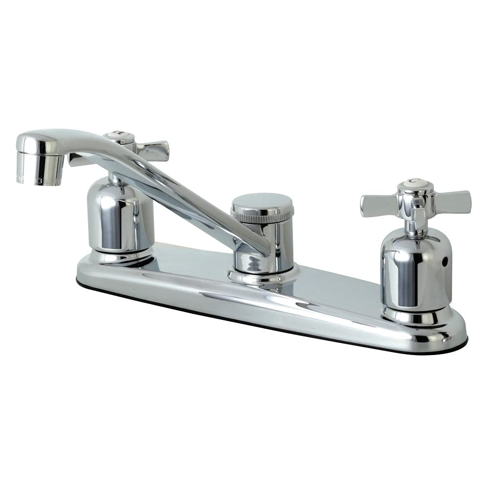 Kingston Brass FB111ZX Millennium 8" Centerset Kitchen Faucet, Polished Chrome