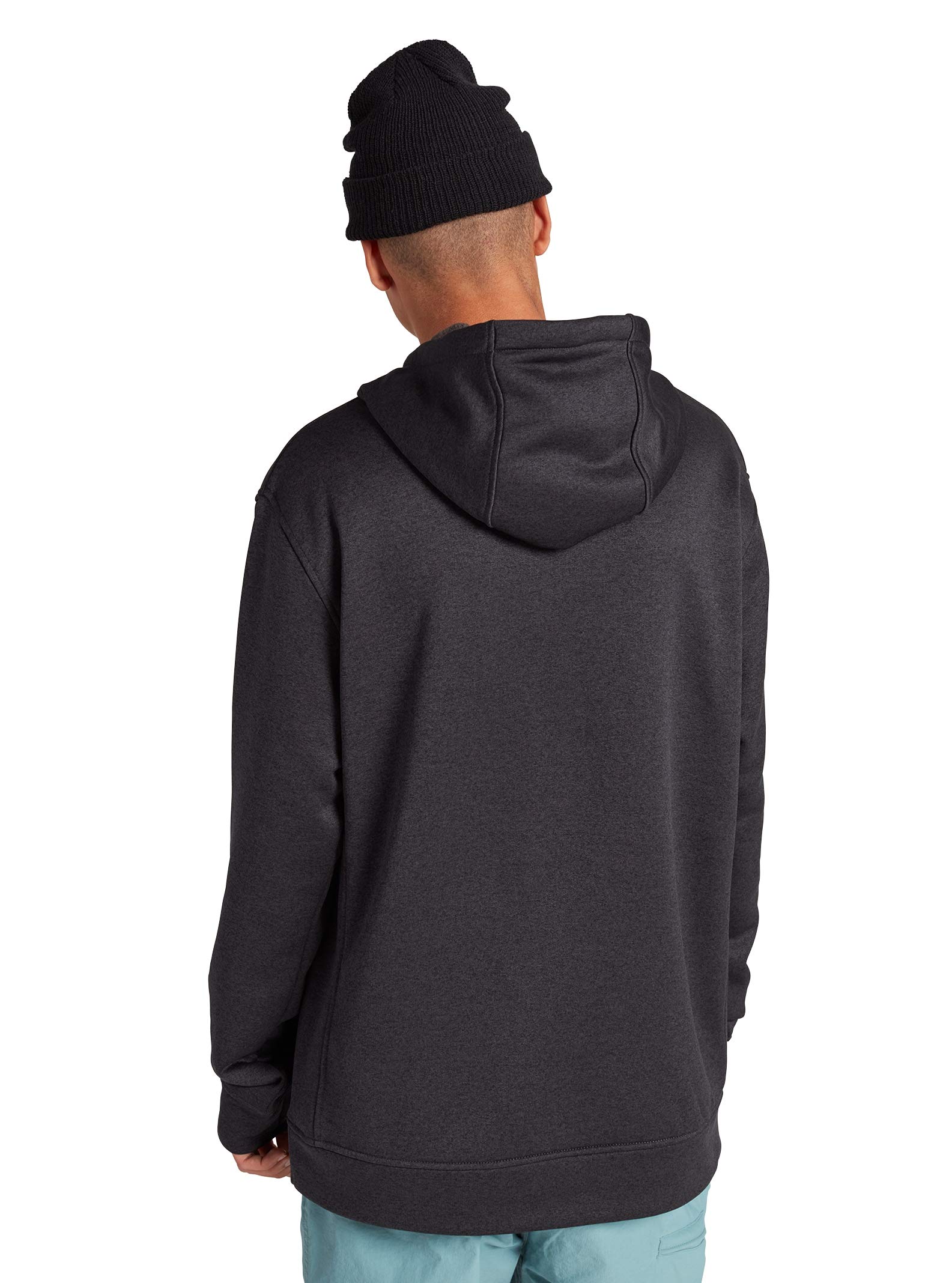 Burton Mens Oak Pullover, True Black Heather New, Large