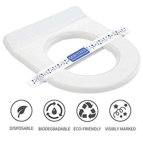 ESSENTIAL- Printed Toilet Seat Band 16-1/2" Wide X 1-1/2" Deepuse In Hotels And Motels (Case Of 1000)