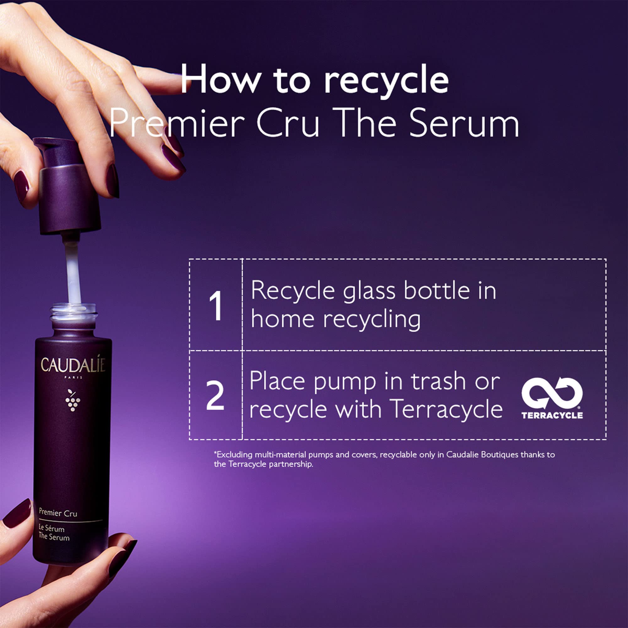 Caudalie Premier Cru Anti-Aging Face Serum with Hyaluronic acid, for Instantly Tightened and Hydrated skin (Serum)
