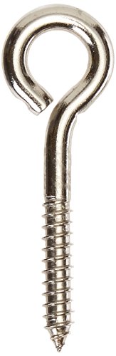 National Hardware N220-806 2151BC Lag Screw Eye in Stainless Steel,3/8" x 4-1/2"