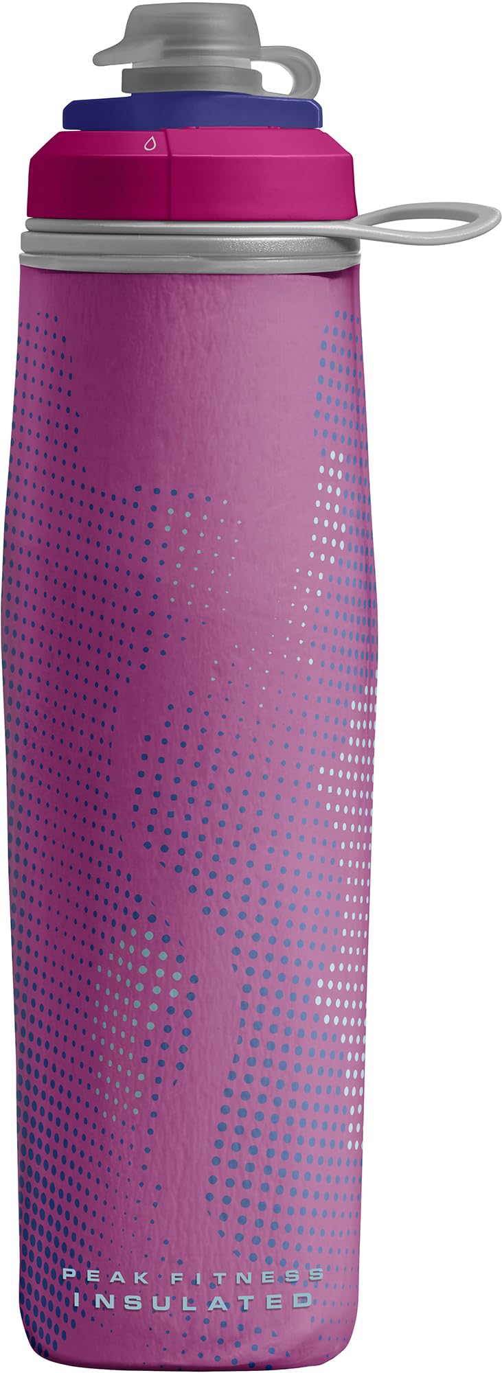 CamelBak Peak Fitness Chill Insulated Water Bottle 25 oz, Black/Silver