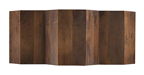 Powell Bianca Hazelnut Honeycomb Bookshelf