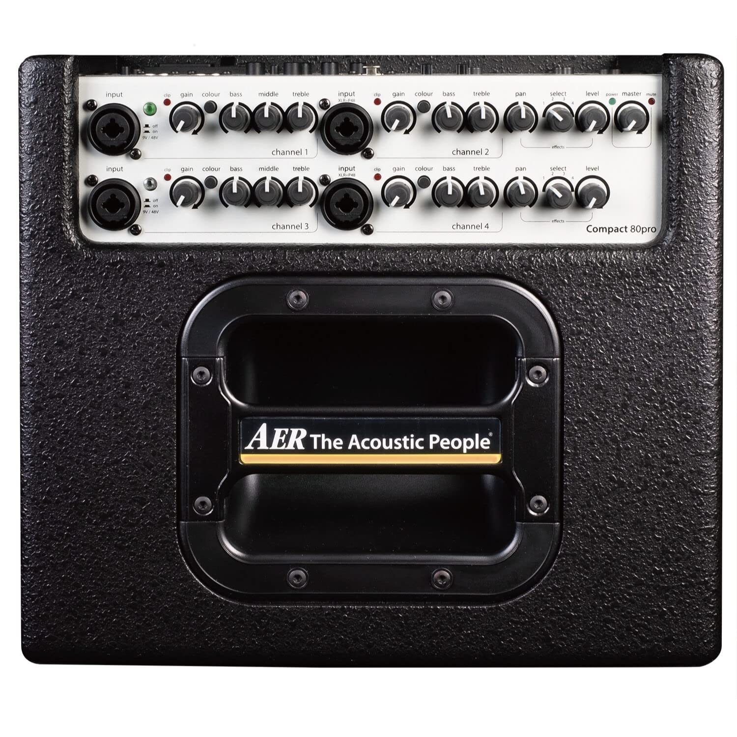 Compact 80 pro 80W 1x8" 4-Channel Acoustic Guitar Combo Amplifier with Gig Bag