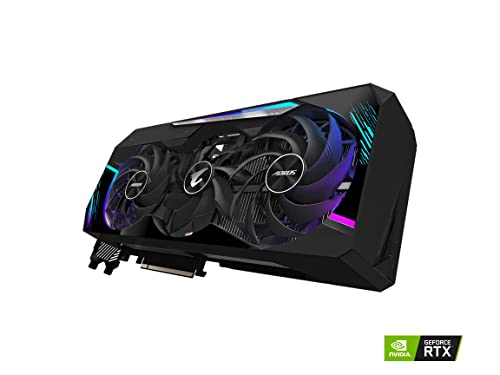GIGABYTE AORUS GeForce RTX 3080 Master 12G Graphics Card, MAX-Covered Cooling, 12GB 384-bit GDDR6X, GV-N3080AORUS M-12GD Video Card