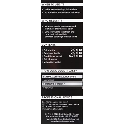 Schwarzkopf Glossify Customizable Color Gloss, Ash Brown