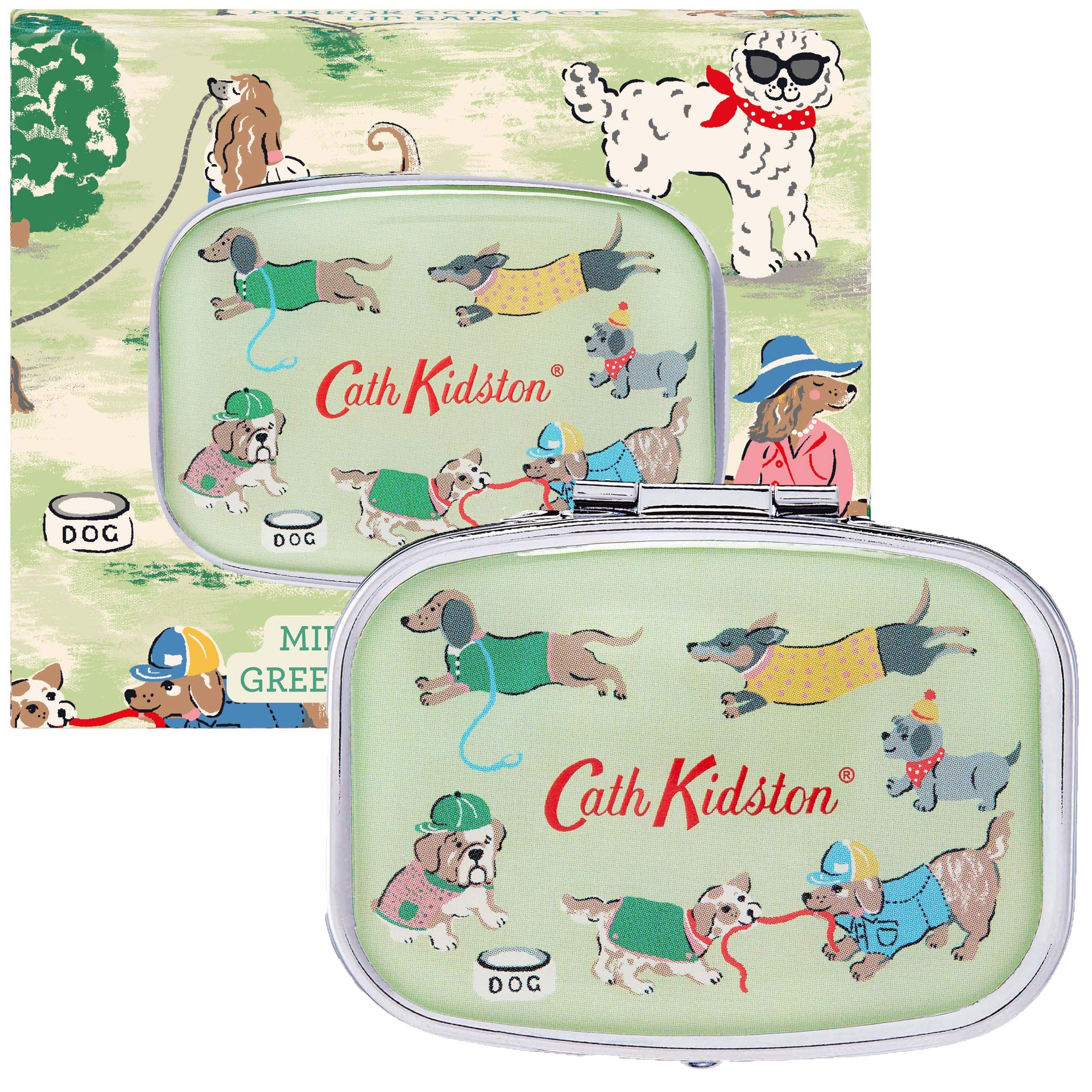 Cath Kidston Beauty Park Dogs Compact Mirror Lip Balm, 6G