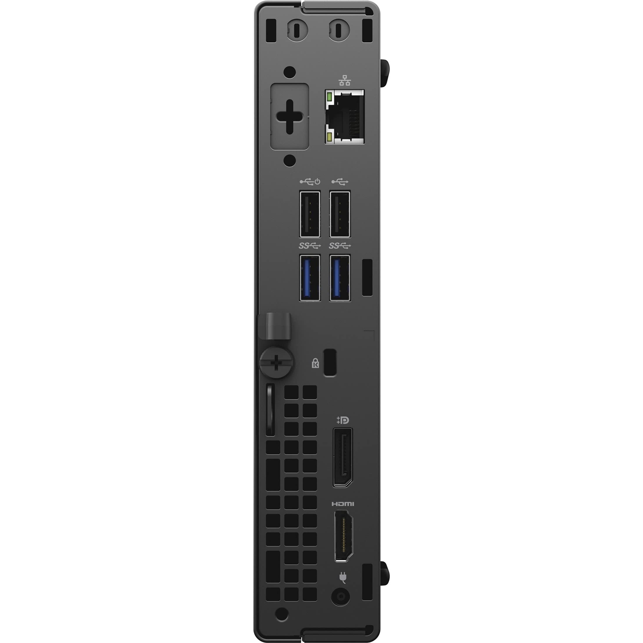 Dell OptiPlex 3000 3080 Desktop Computer - Intel Core i3 10th Gen I3-10105T - 8 GB RAM DDR4 SDRAM - 128 GB NVMe M.2 PCI Express M.2 SSD - Micro PC - Black