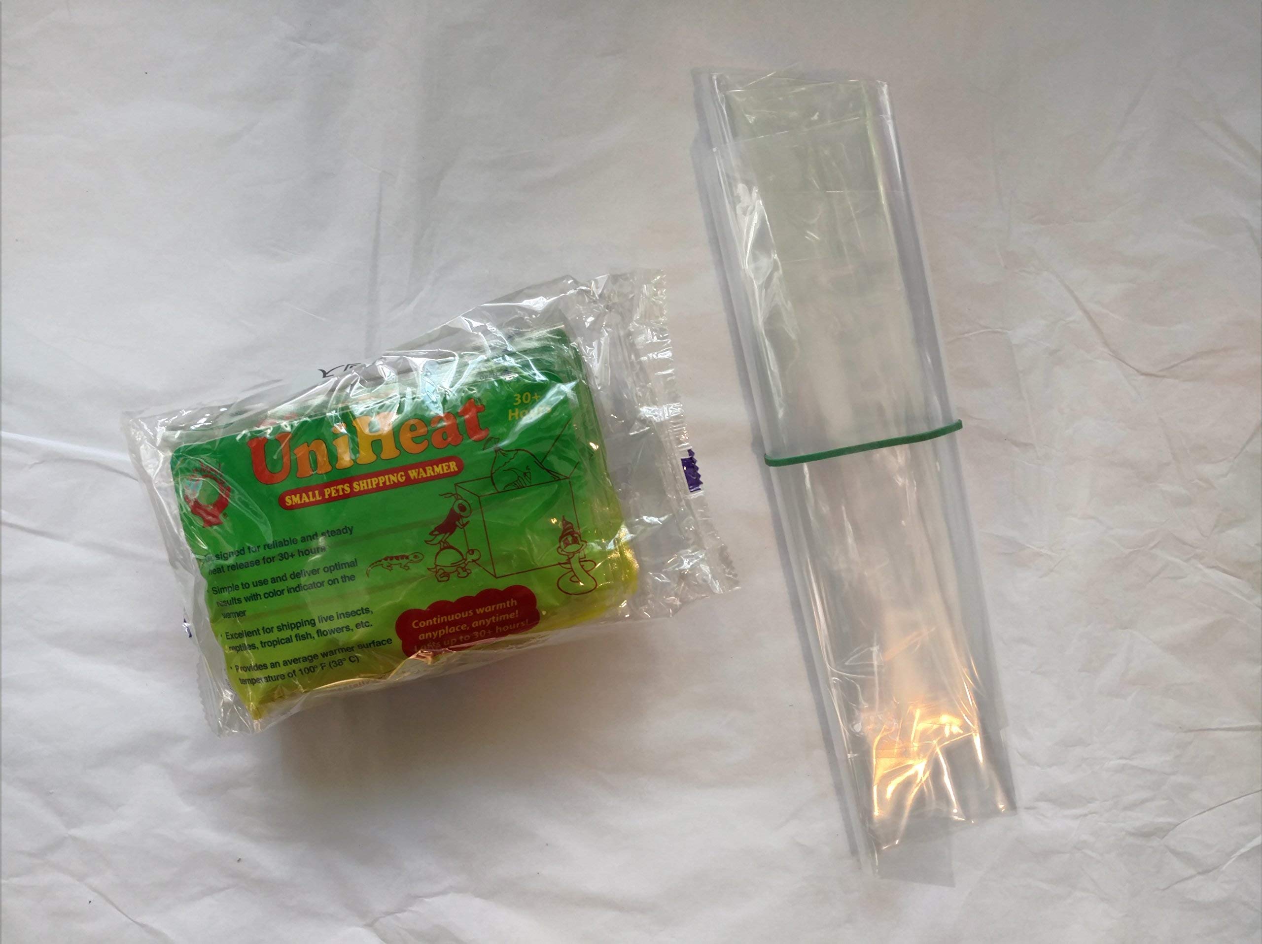 Uniheat Shipping Warmer 30+ Hours, 16 Pack >Plus!< 1-9"x24" Shipping Bags, 30+ Hour Warmth for Shipping Live Corals, Small Pets, Fish, Insects, Reptiles, Etc.