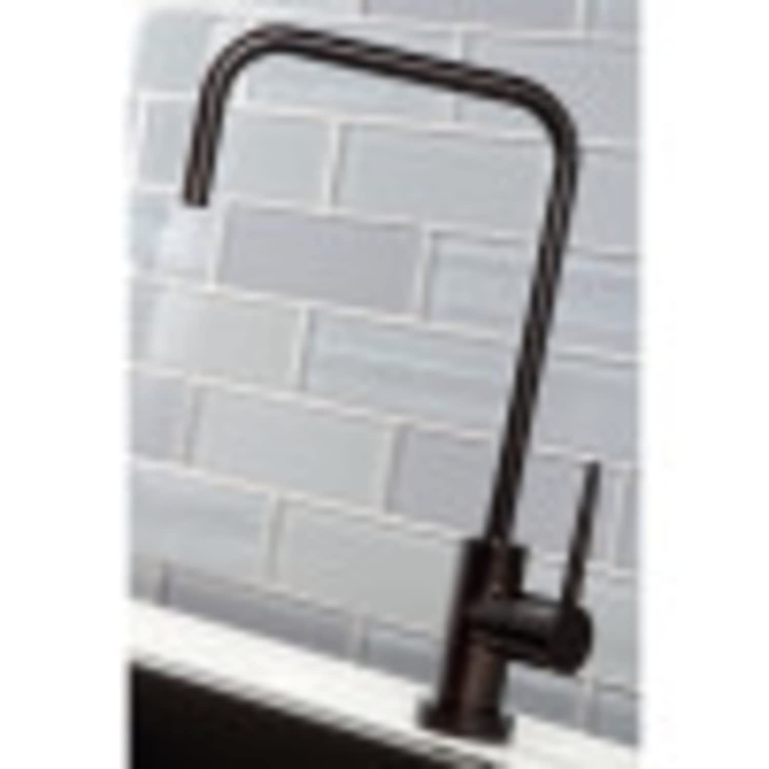 Kingston Brass KS6197NYL New York Single-Handle Cold Water Filtration Faucet, Brushed Brass