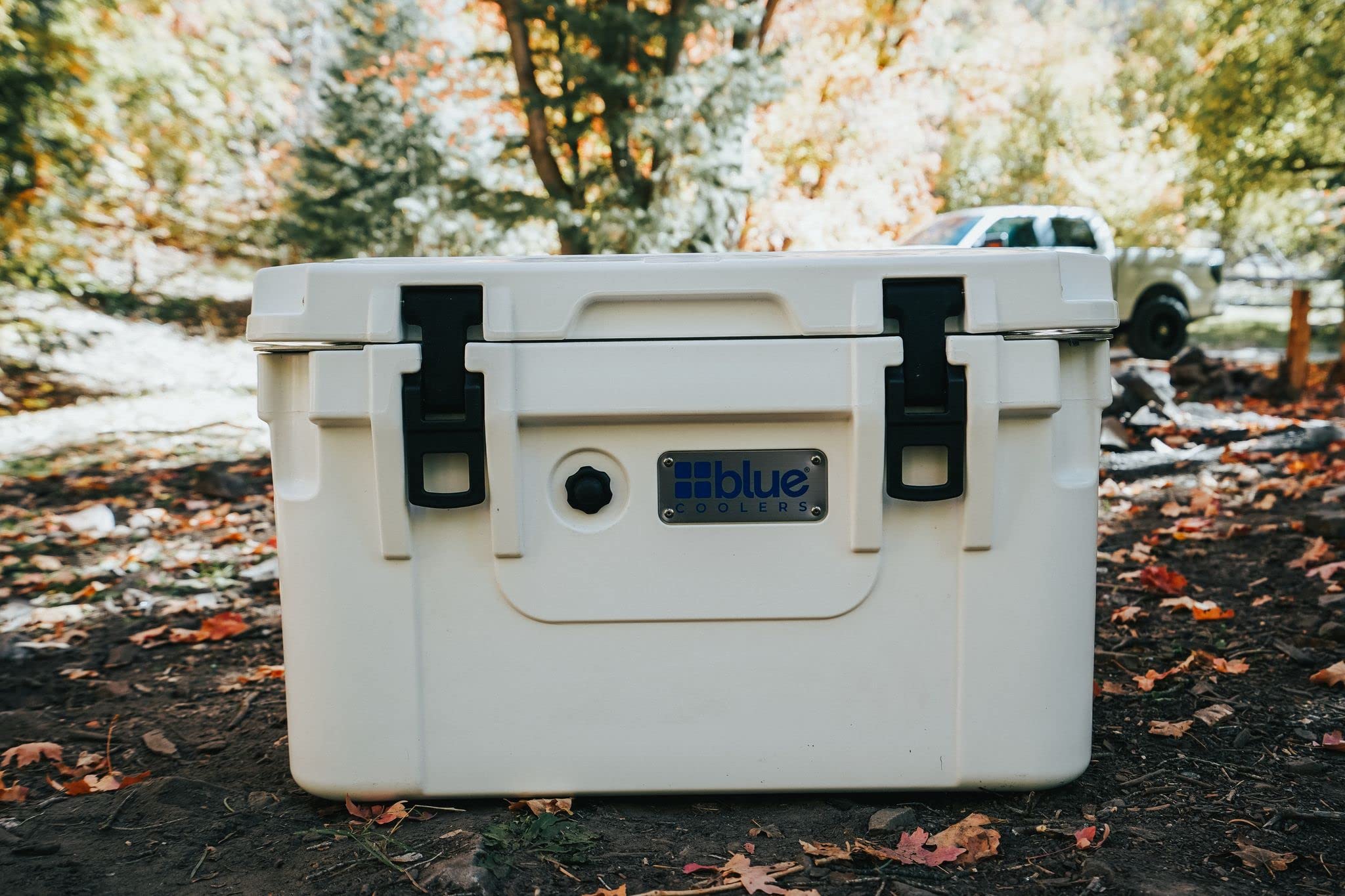 Blue Coolers Companion Cooler – 30 Quart, Roto-Molded Ice Cooler | Large Ice Chest Holds Ice up to 10 Days | (30 Quart, Arctic White)