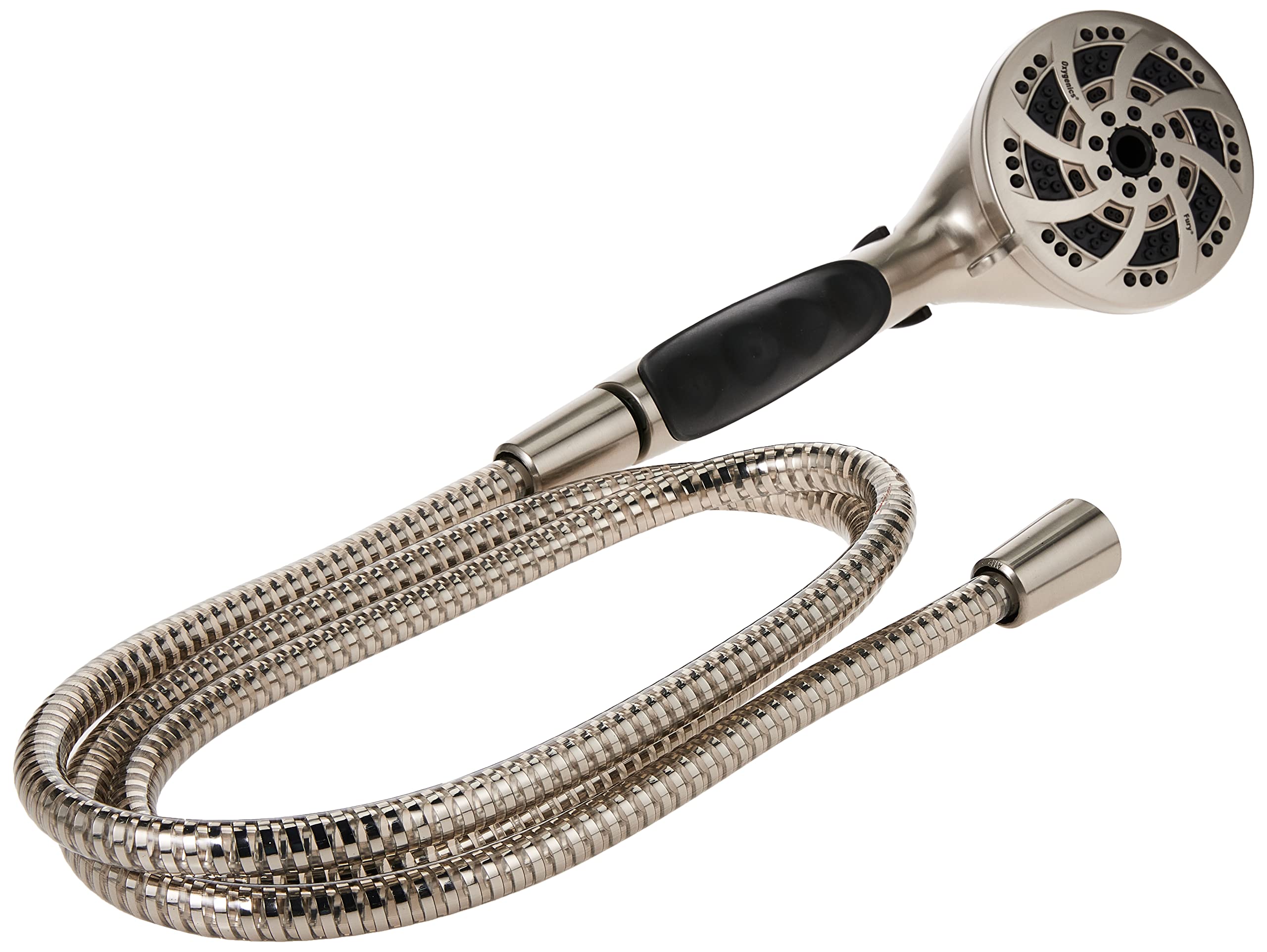 ETL Oxygenics 92489 Fury RV Handheld Shower - Brushed Nickel, 72 inch Hose length