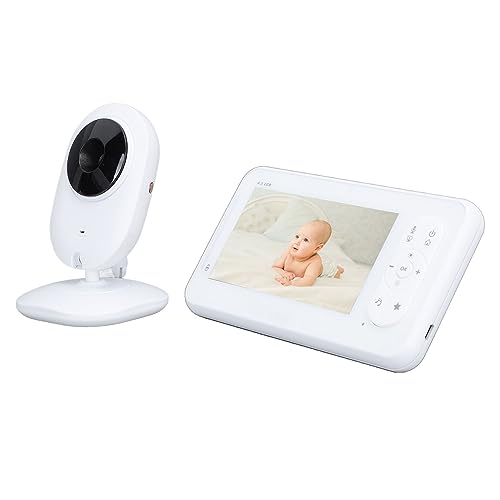 FECAMOS Video Baby Monitor, Baby Monitor Camera 2 Way Talk 3018ft for Gift (US Plug)