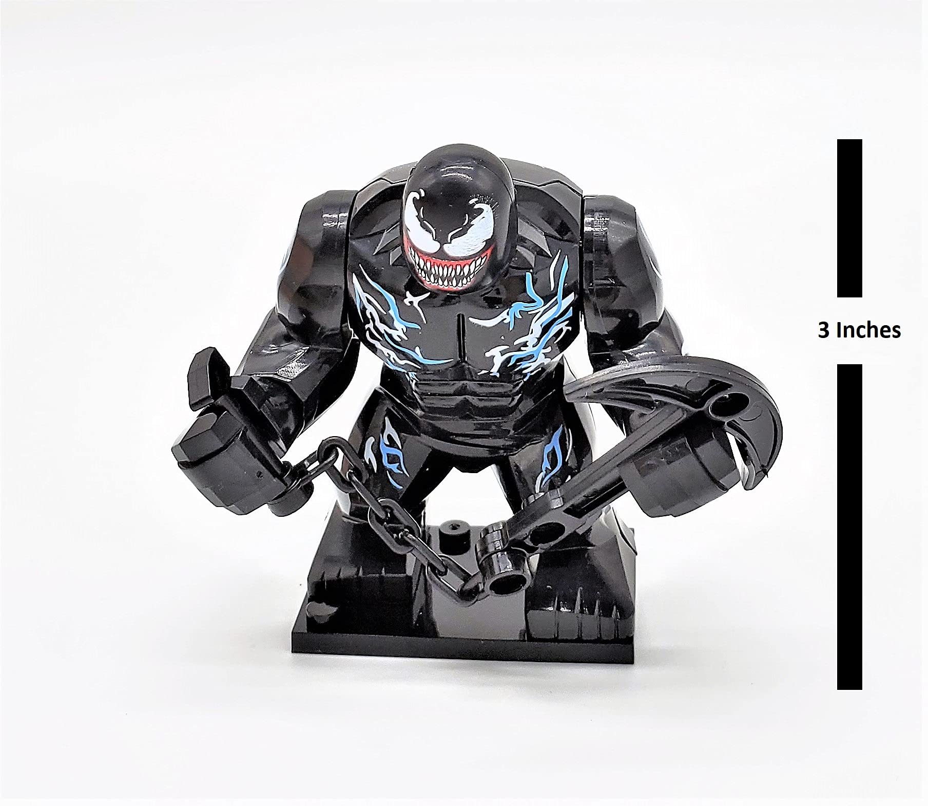 Prodigy Toys Venom Action Figure with Devastating Weapon (Featuring Eddie Brock's Transformation to Venom, with Interchangeable Heads)