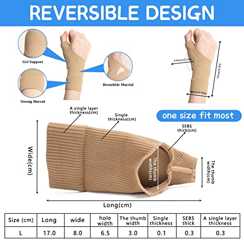 DCC-GETS Thumb Arthritis Compression Gloves(2 PAIRS),comfortable Compression Glove with Soft Gel Pads, Lightweight wrist Support Braces,Pain relief, Carpal Tunnel (Black)