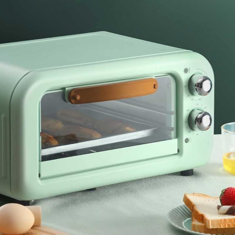 FZZDP Mini Electric Oven Bread Pizza Food Baking Machine Household Home Appliance Food Oven Fast Heating
