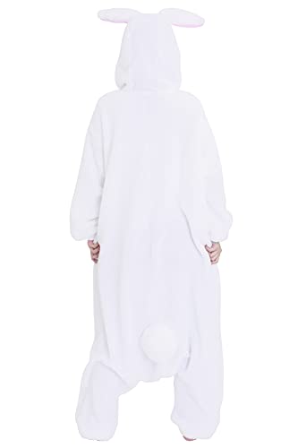 SAZAC Fluffy Rabbit Kigurumi - Onesie Jumpsuit Halloween Costume