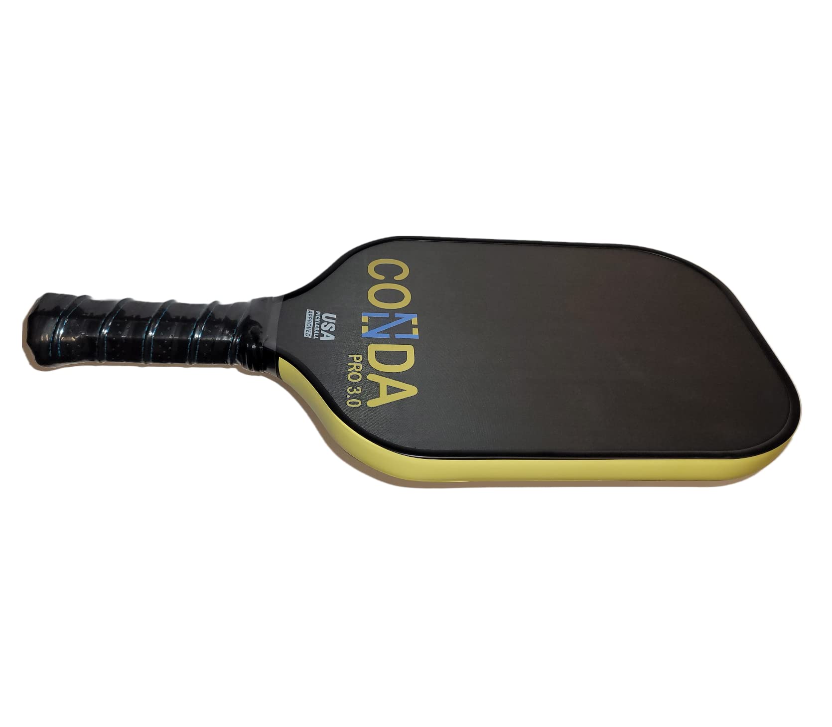 CONDA Pro 3.0 Pickleball Paddle *USAPA Approved* with T700 Carbon Surface for Excellent Spin, Optimal Control, and Expansive Power – Polypropylene Honeycomb Core in 16 mm Thickness. Quiet Paddle.
