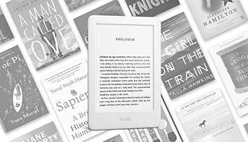 Kindle (2019 release)- With a Built-in Front Light - White - Without Lockscreen Ads + 3 Months Free Kindle Unlimited (with auto-renewal)