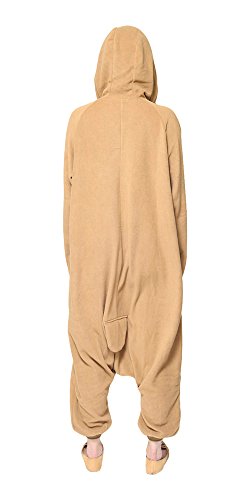 SAZAC Sloth Kigurumi - Onesie Jumpsuit Halloween Costume (Adults)