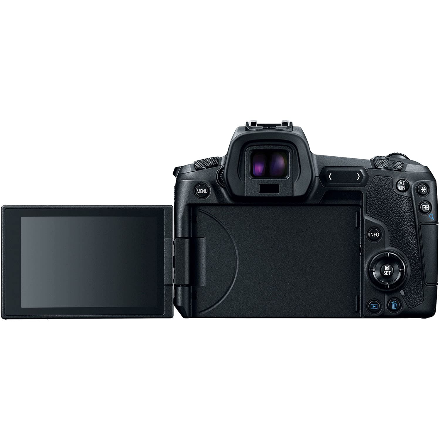 Canon EOS R Mirrorless Digital Camera 3075C002 with Extra Battery, EF Mount Adapter, Bag, 32GB Memory Card, Rode Mic, LED Light, External 4K Monitor and More (Renewed)
