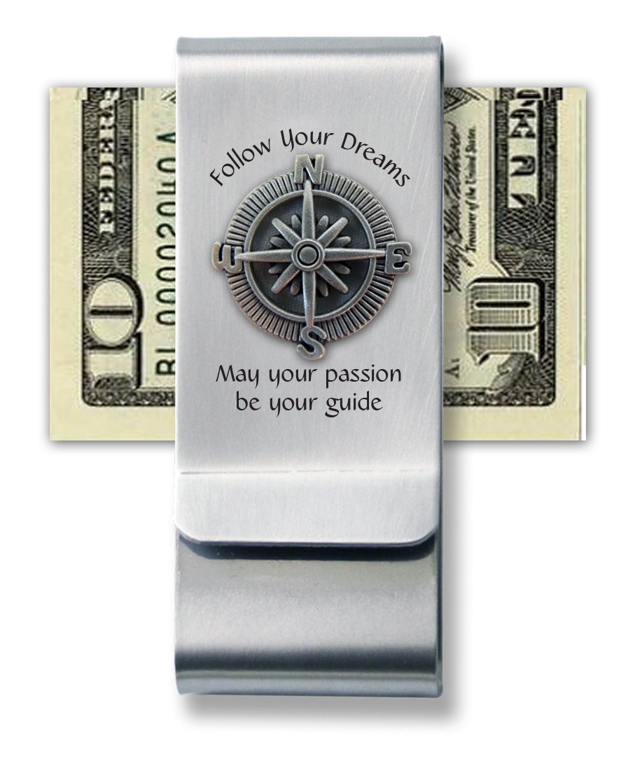 Cathedral Art (Abbey & CA Gift Follow Your Dreams Money Clip, Multicolor