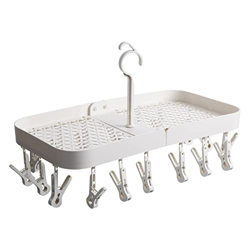 MMXYYUU Multi-Functional Drying Rack with Multiple Clips â Sock Hanger â Drip Hanger â Underwear Rack â Underwear Hanger â