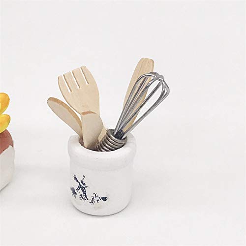 SXFSE Dollhouse Decoration Accessories, 1:12 Dollhouse Miniature Scene Model Breakfast Bread Machine Set