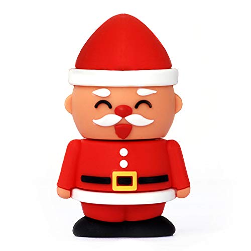 Christmas USB Flash Drive 5 Pack 8GB, Leizhan Novelty Thumb Drive Thanksgiving Memory Stick Santa Claus, Christmas Tree, Elk, Snowman, Dog Pendrive New Year Gift U Disk