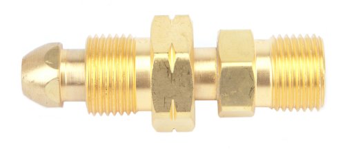 Forney 87809 Acetylene Regulator Adaptor, CGA 510 To CGA 300, #4 Tank to Regulator, 125-CF
