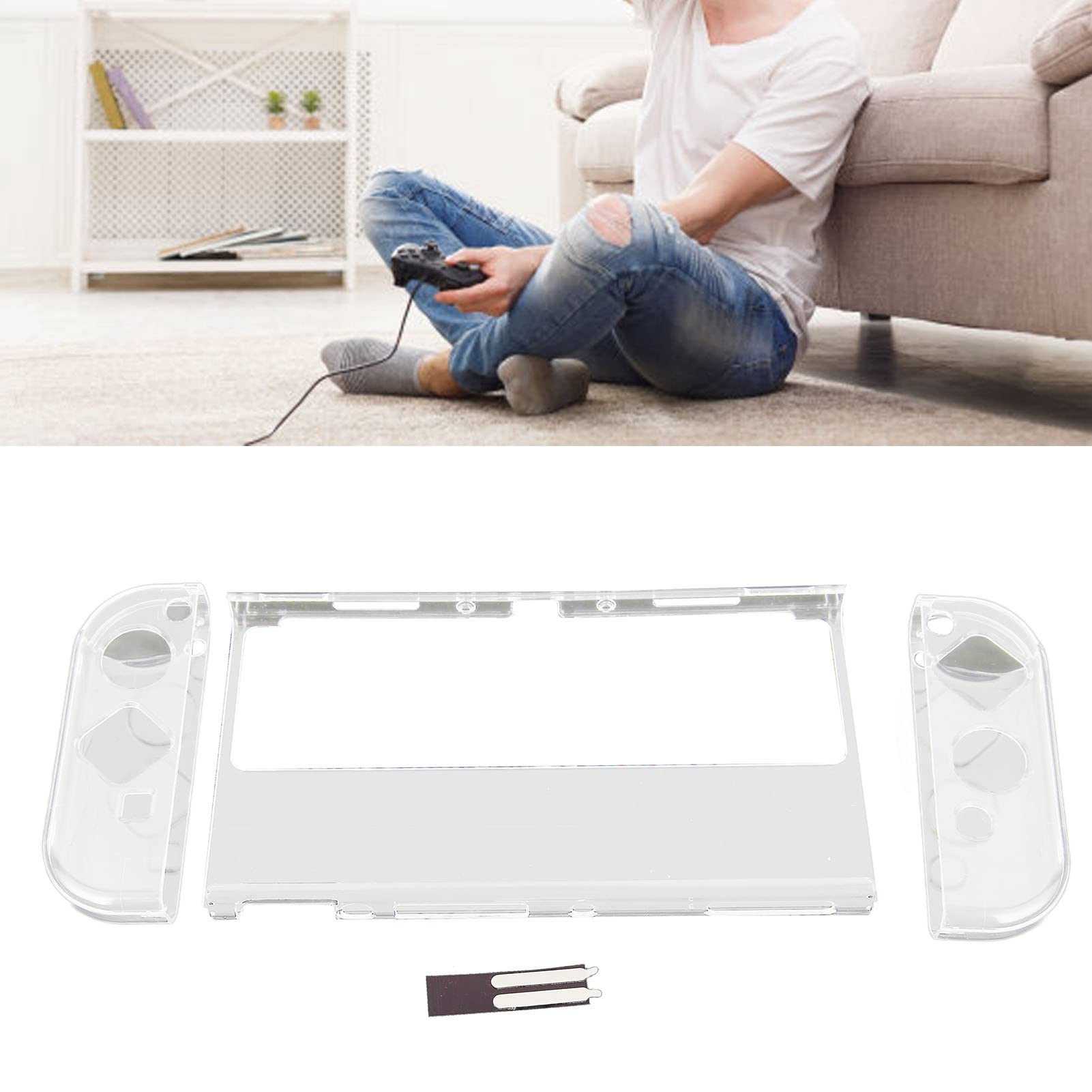 Dockable Case Cover, Host Protective Case Anti Fingerprint Portable PC Materials Anti Collision for Game Console